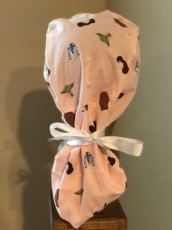 Sombrero quirúrgico rosa de Star Wars listo para enviar - Etsy España