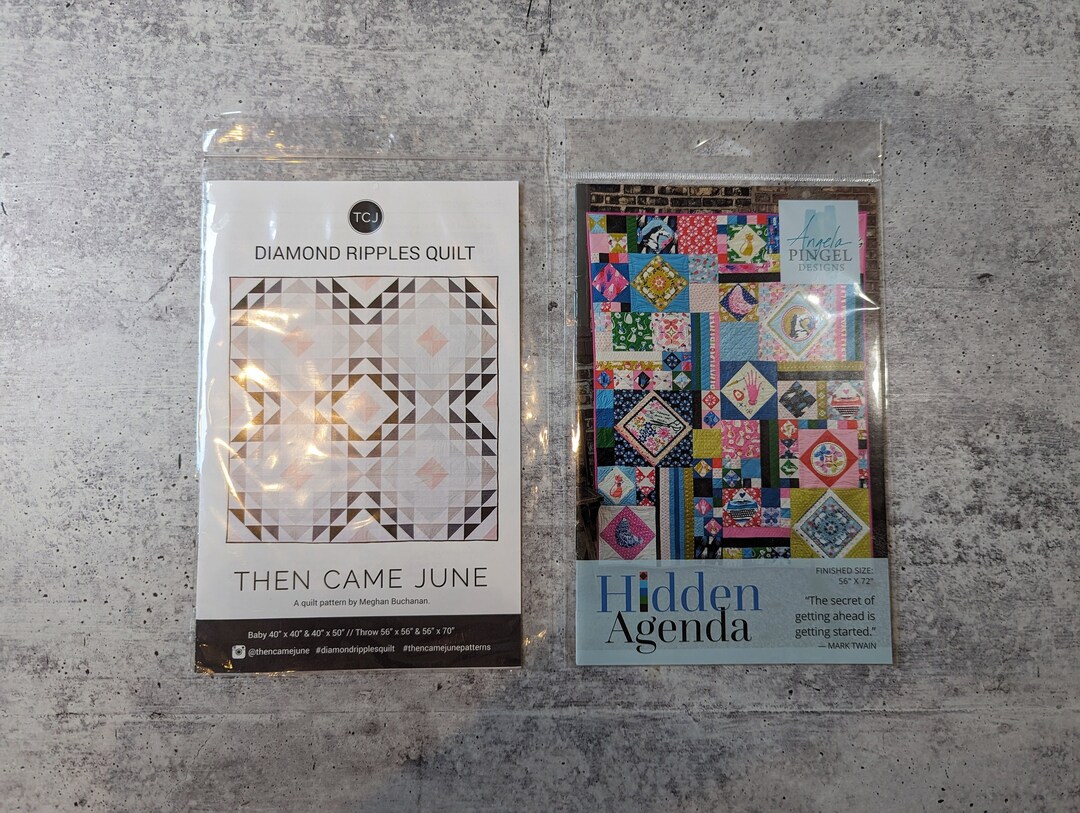 New Quilt Patterns Your Choice Hidden Agenda by Angela Pingel - Etsy