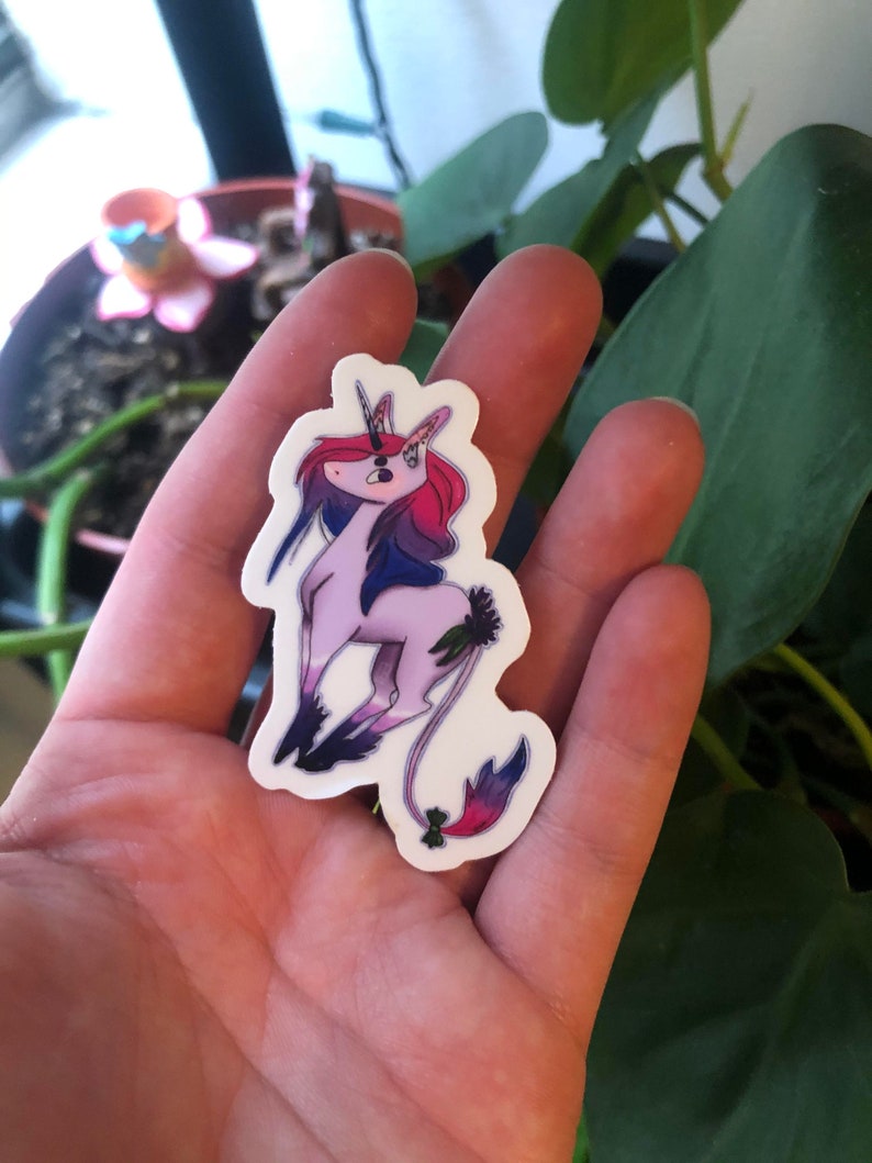 Mini Bi Pride Sticker - Etsy