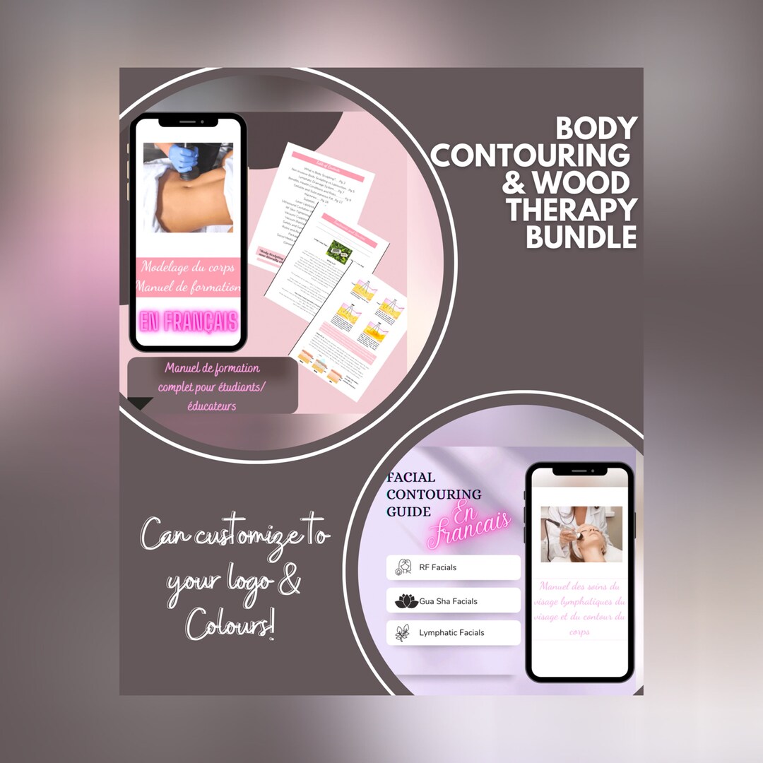 French Body Contouring & Facial Guide - Etsy