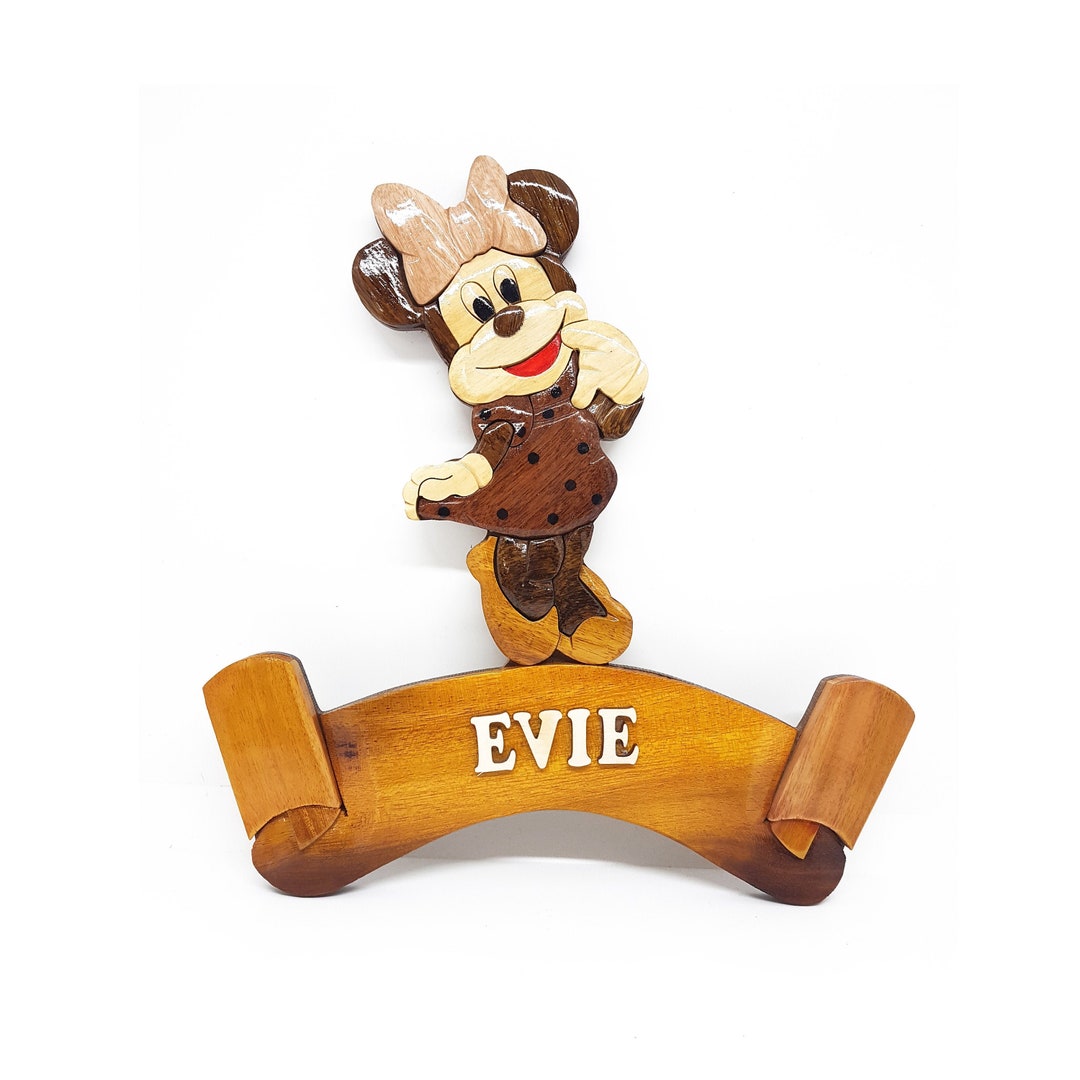 Disney Personalised Handmade Childrens Wooden Door Plaque | Bedroom ...