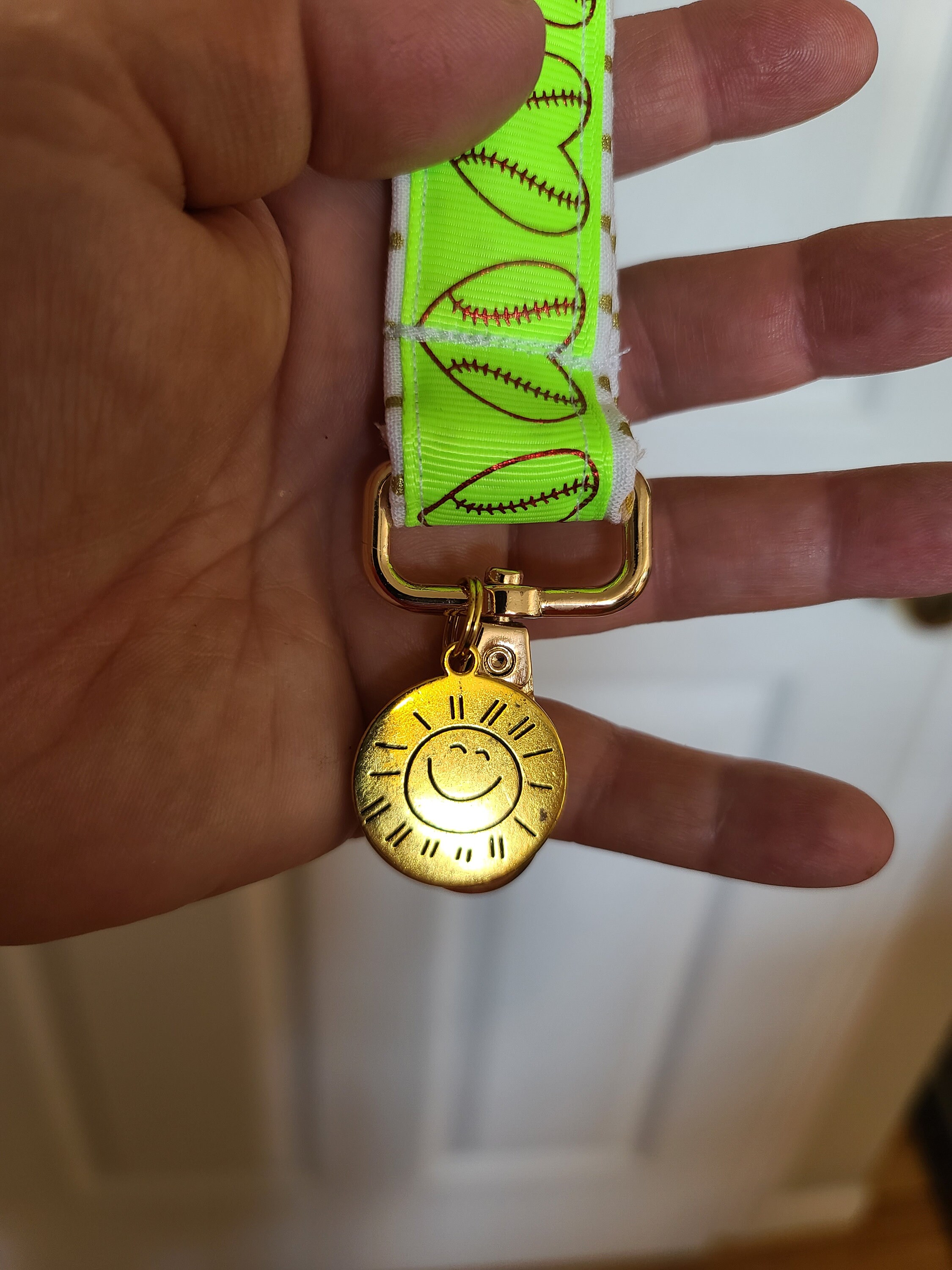 Softball Gift, Softball Player,softball Coach, Softball Wrist Key ...