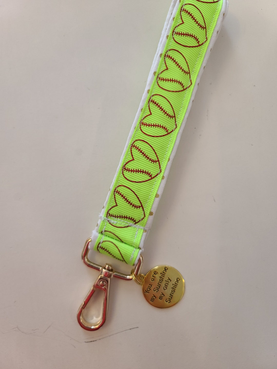 Softball Gift, Softball Player,softball Coach, Softball Wrist Key ...