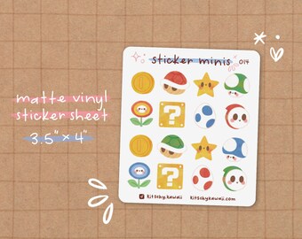 Video Game Stickers - Etsy