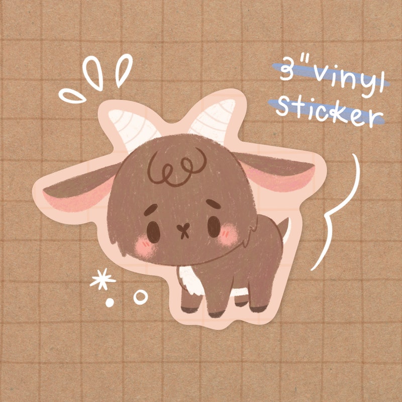 Cute Goat Stickers - Etsy