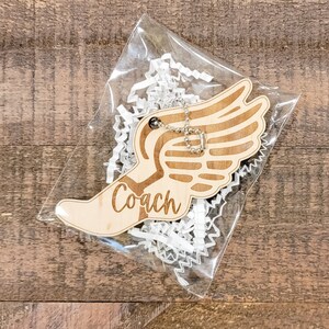 Track Bag Tag, Engraved Two Sided Track Name Tag, Personalized Track ...