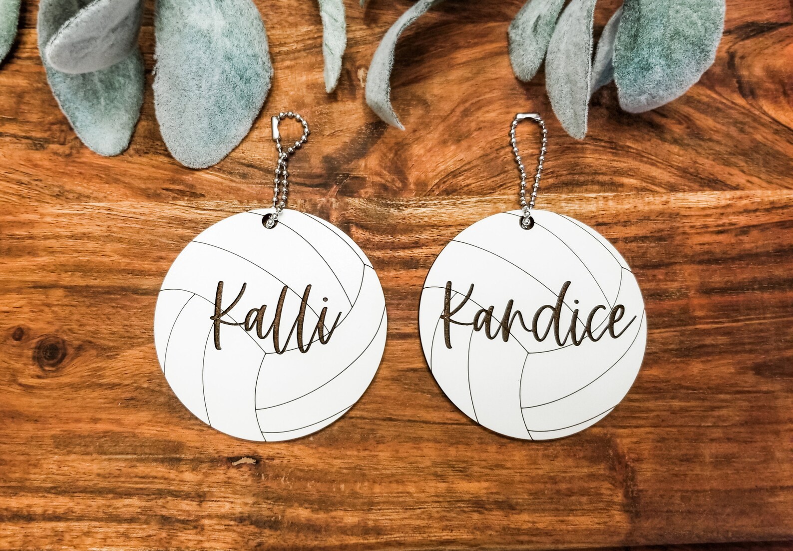 Volleyball Bag Tag, Volleyball Name Tag, Personalized Volleyball ...