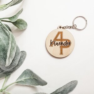 School Logo Keychain, Custom Wooden Engraved Keychain, Teacher Keychain ...