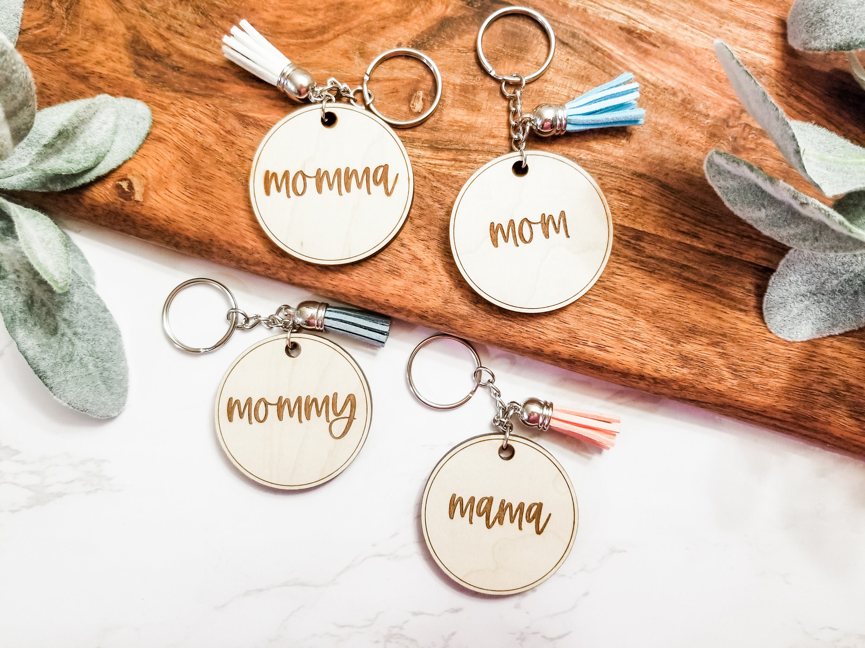 Mom Personalized Keychain Mothers Day Gift Mom Keychain with | Etsy