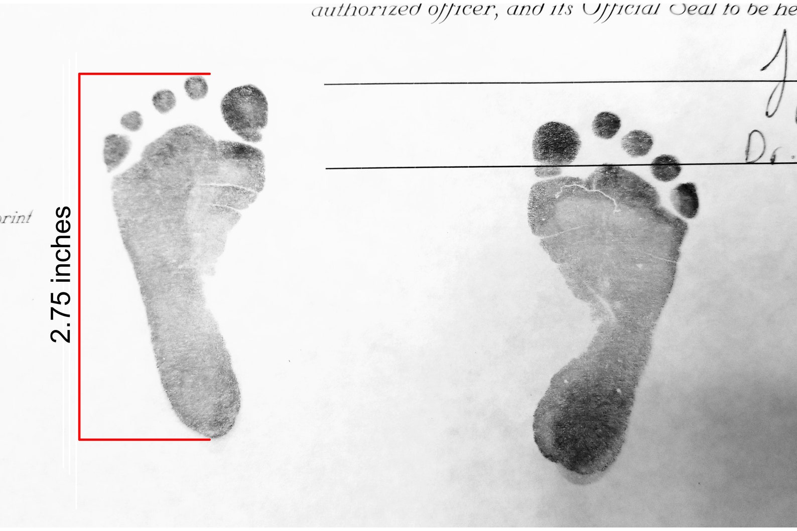 Newborn Footprint Sign, Newborn Baby Keepsake, Engraved Footprint, Baby ...