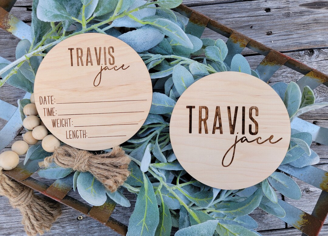 Birth Stats Sign, Newborn Baby Announcement, Newborn Baby Stat Sign ...