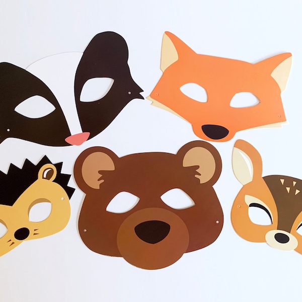 Paper Animal Mask - Etsy