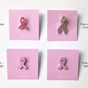 Enamel Pin // Pink Ribbon – Breast Cancer Awareness - Etsy