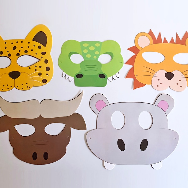 Paper Animal Mask - Etsy