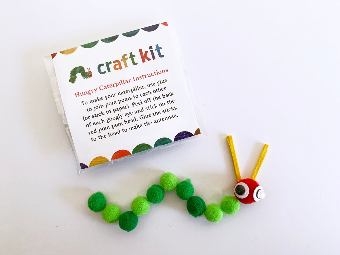 Mini Craft Kit // Caterpillar - Etsy