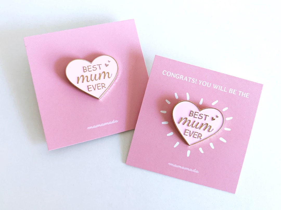 Emaille Pin // Best Mum Ever - Etsy Österreich