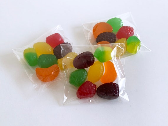 Party Favours // Gummy Packets Fruit Salad - Etsy Australia