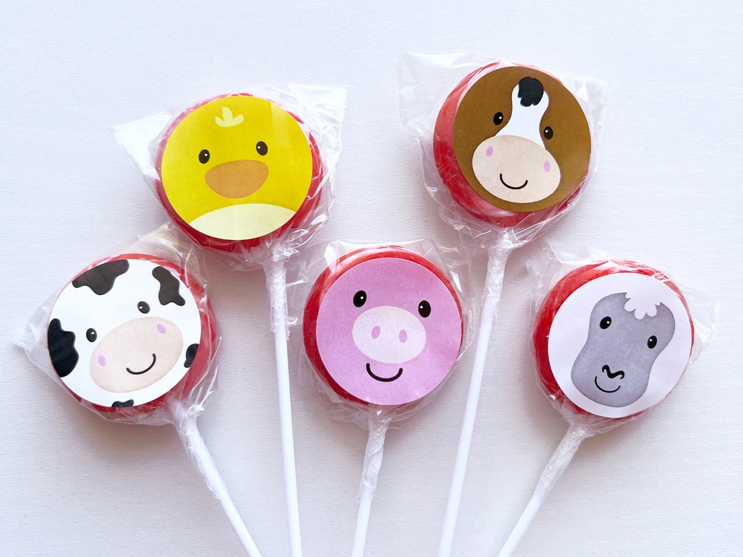 Lollipops // Farm Animals - Etsy