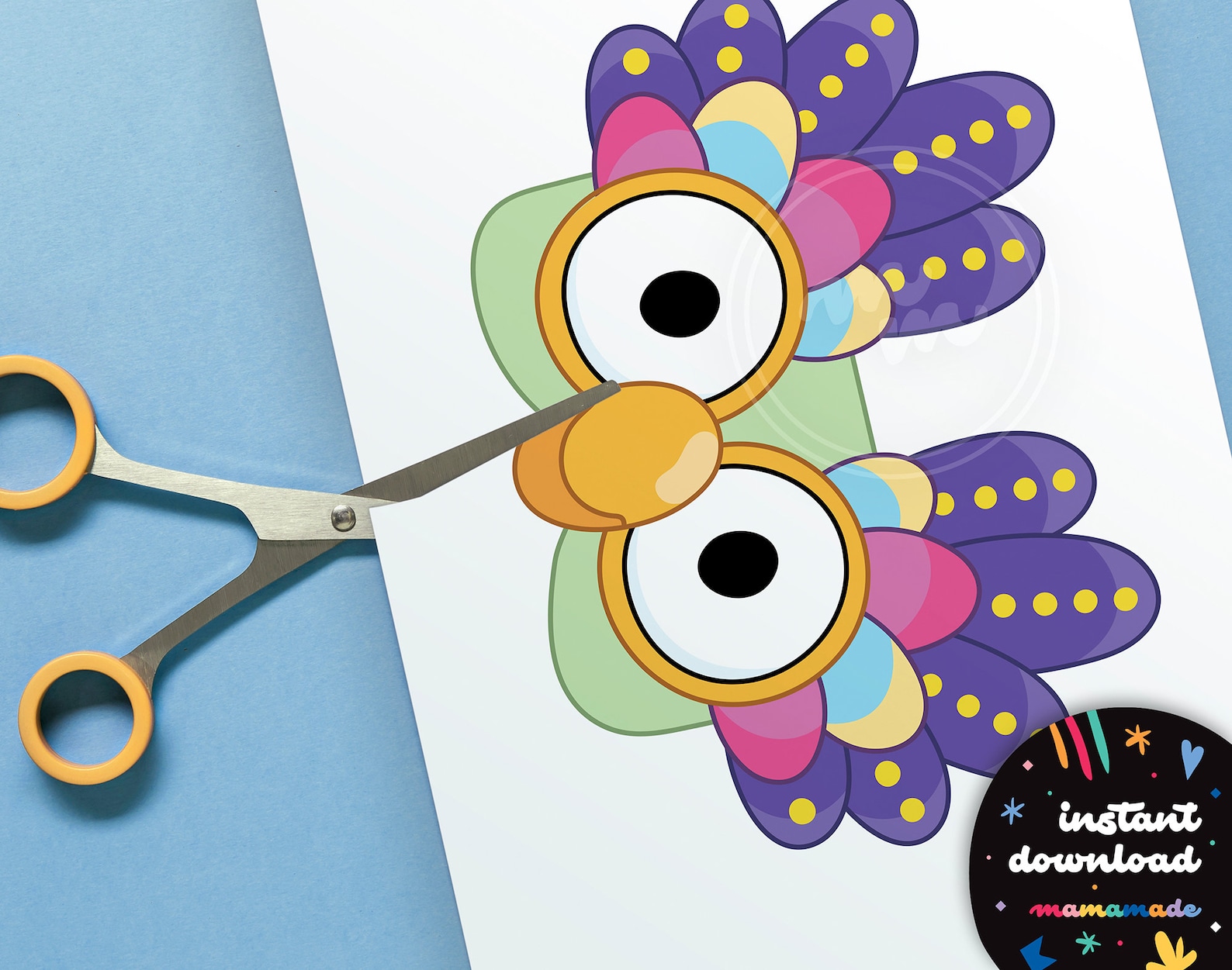 Chattermax Printable Mask digital File Only Instant | Etsy