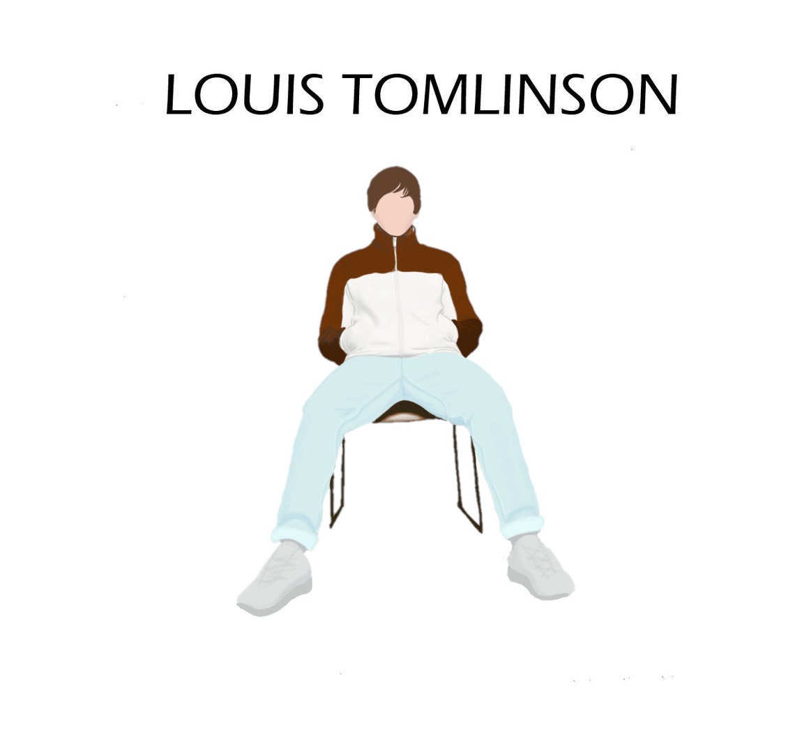 Louis Tomlinson Walls Cover Sticker - Etsy