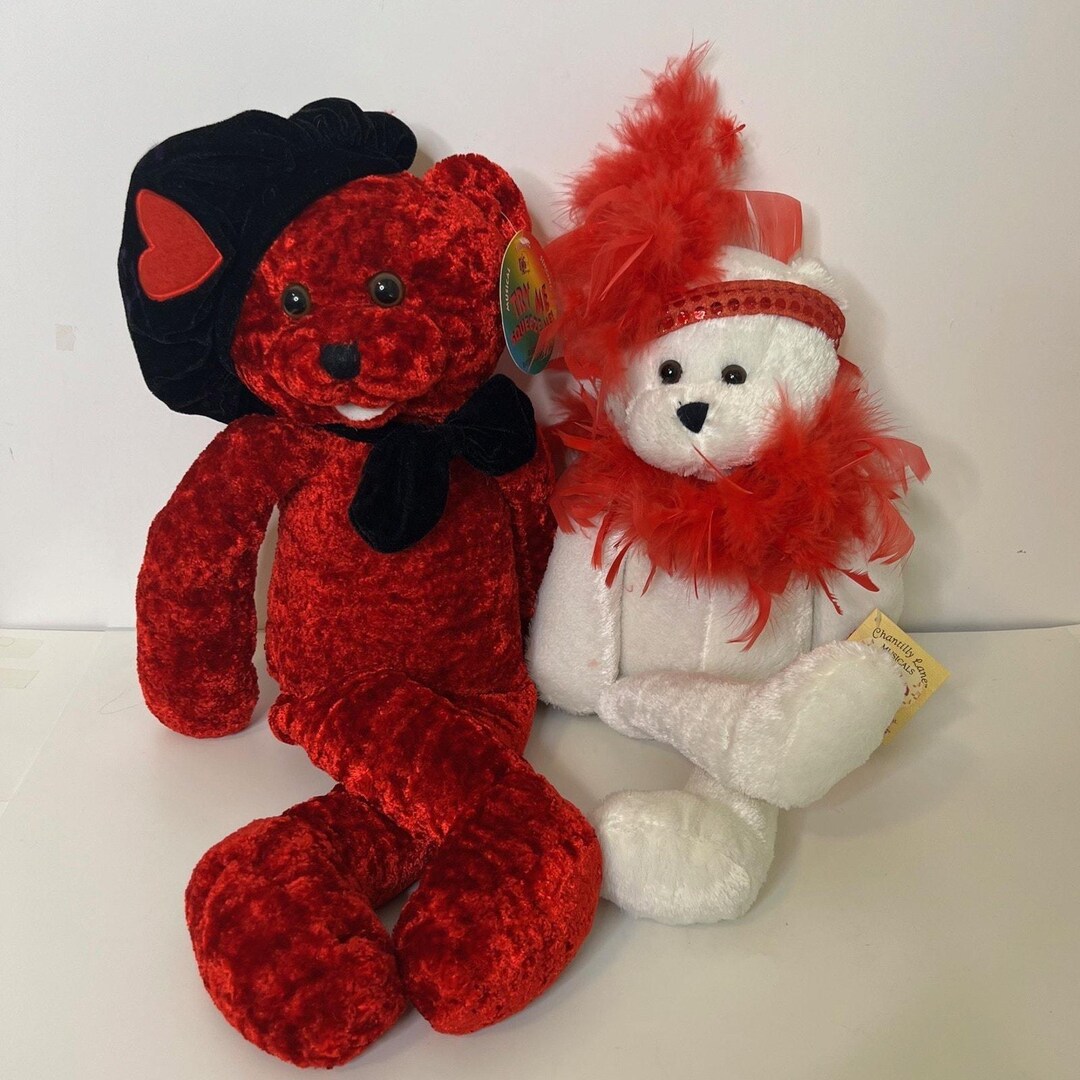 Vintage Chantilly Lane Musical Bears PBC Caruso 22" Roxie 18" Valentine ...