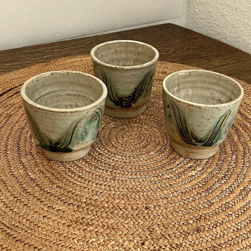 Vintage Yunomi Pottery - Etsy