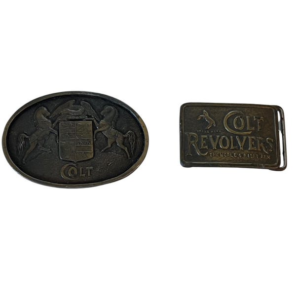 Vintage Colt Belt Buckle - Etsy