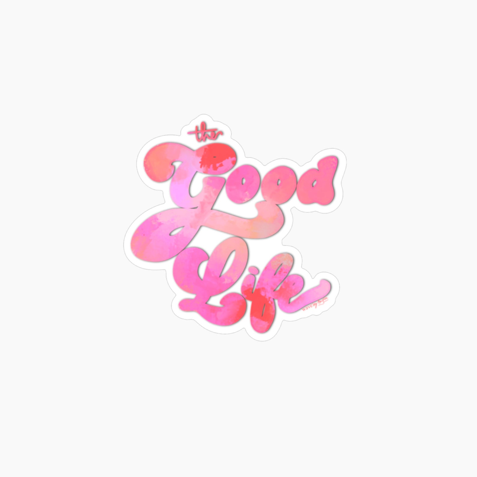 The Good Life STICKER - Etsy