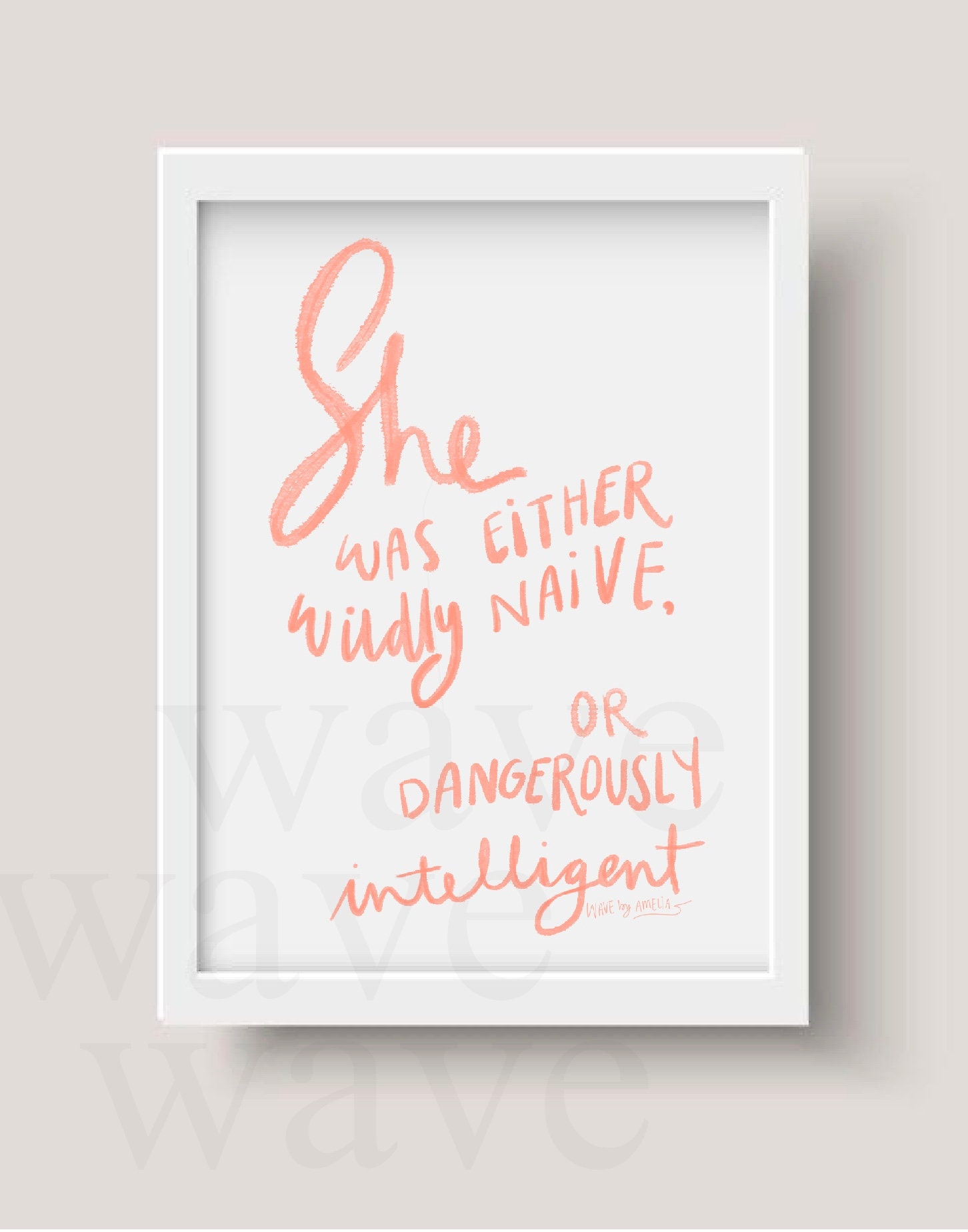 She Was Either Wildly Naive, or Dangerously Intelligent Quote DIGITAL ...