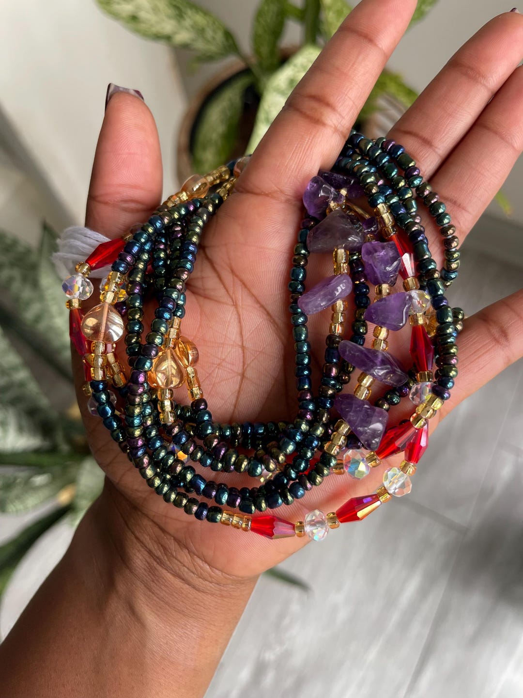 Selene's Eclipse Tie-on Waist Bead - Etsy
