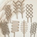 Boho Plant Trellis Houseplant Stakes SVG File Bundle for Glowforge ...