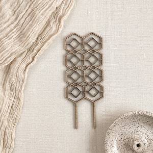 Boho Plant Trellis Houseplant Stakes SVG File Bundle for Glowforge ...