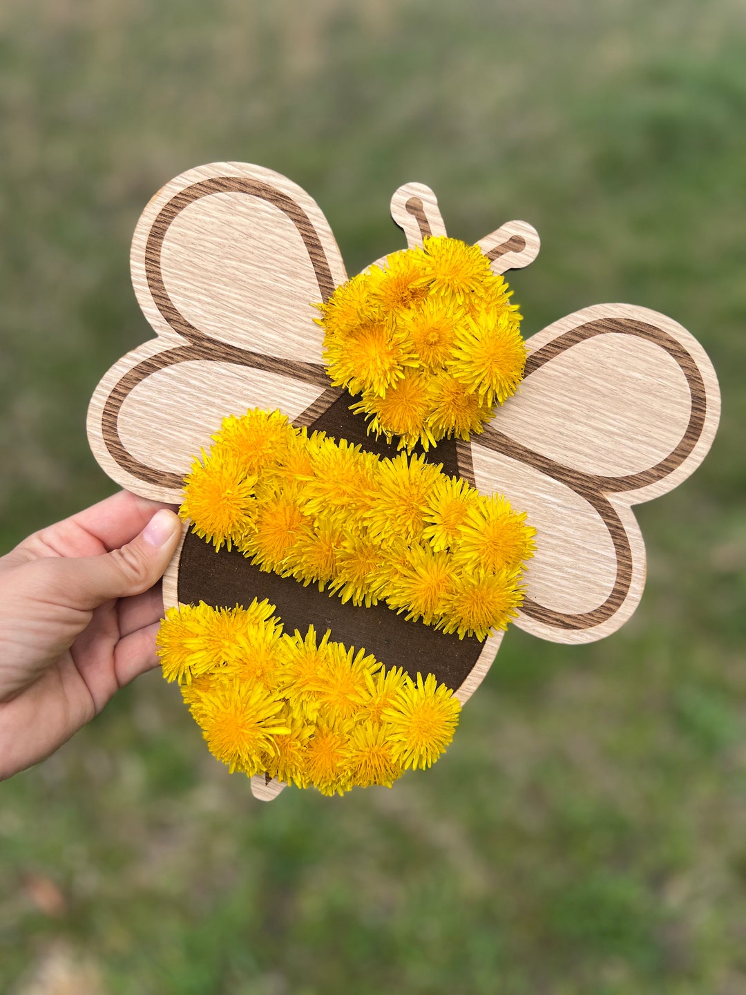 Dandelion Bumblebee Nature Scavenger Hunt Learning File Laser Cut File ...