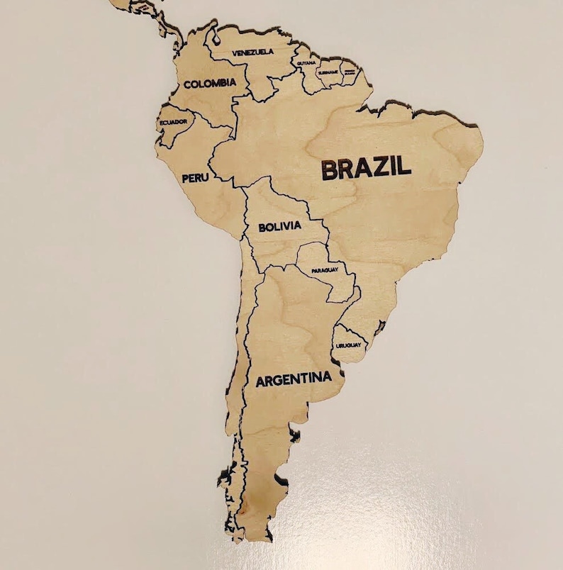 World Map Glowforge File Laser Cutter SVG - Etsy Canada