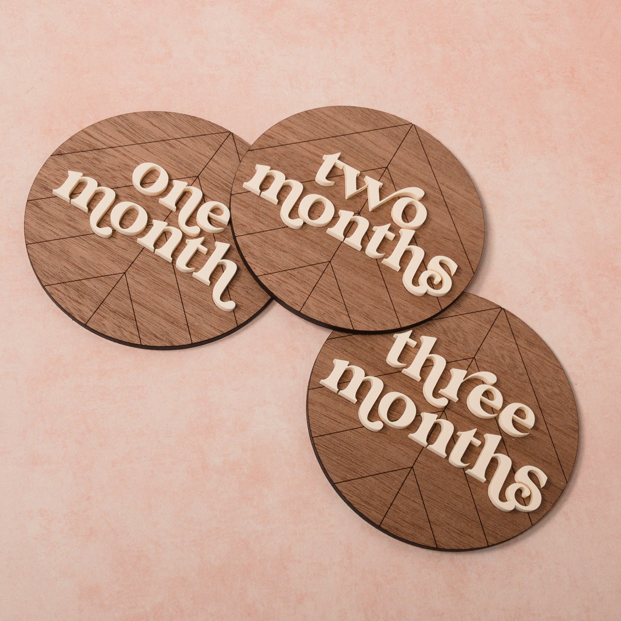 Boho Milestone Rounds Design Bundle Digital File for Glowforge Laser ...