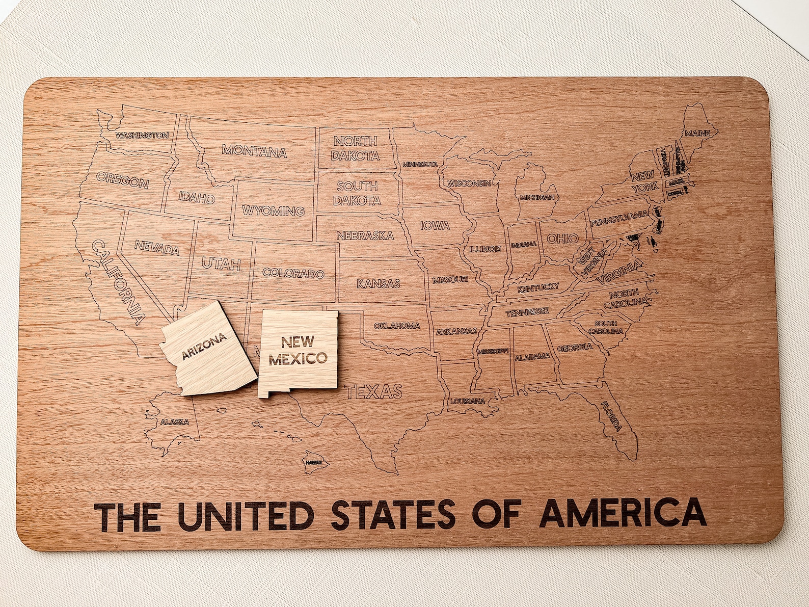 United States of America USA Map Glowforge File Bundle SVG Laser Cutter ...