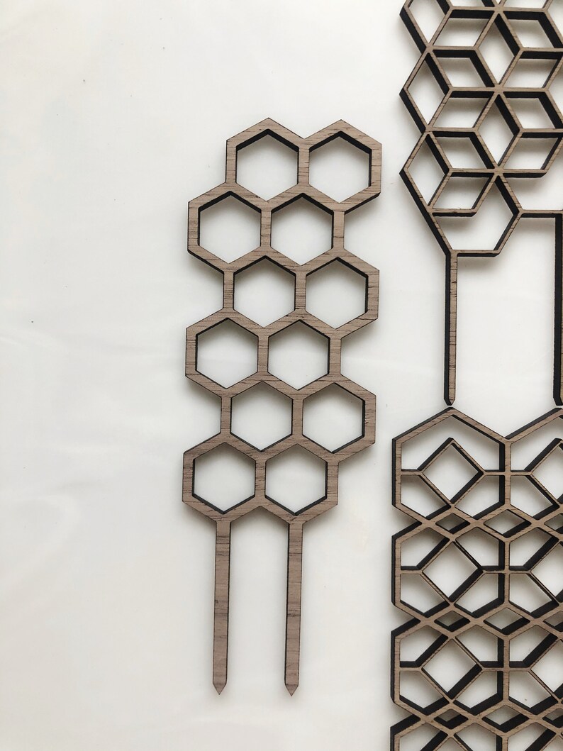 Boho Plant Trellis Houseplant Stakes SVG File Bundle for - Etsy