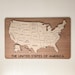 United States of America USA Map Glowforge File Bundle SVG Laser Cutter ...
