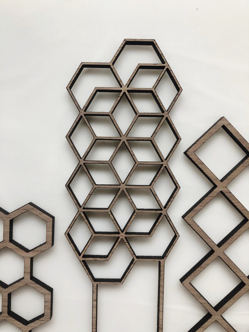 Boho Plant Trellis Houseplant Stakes SVG File Bundle for - Etsy