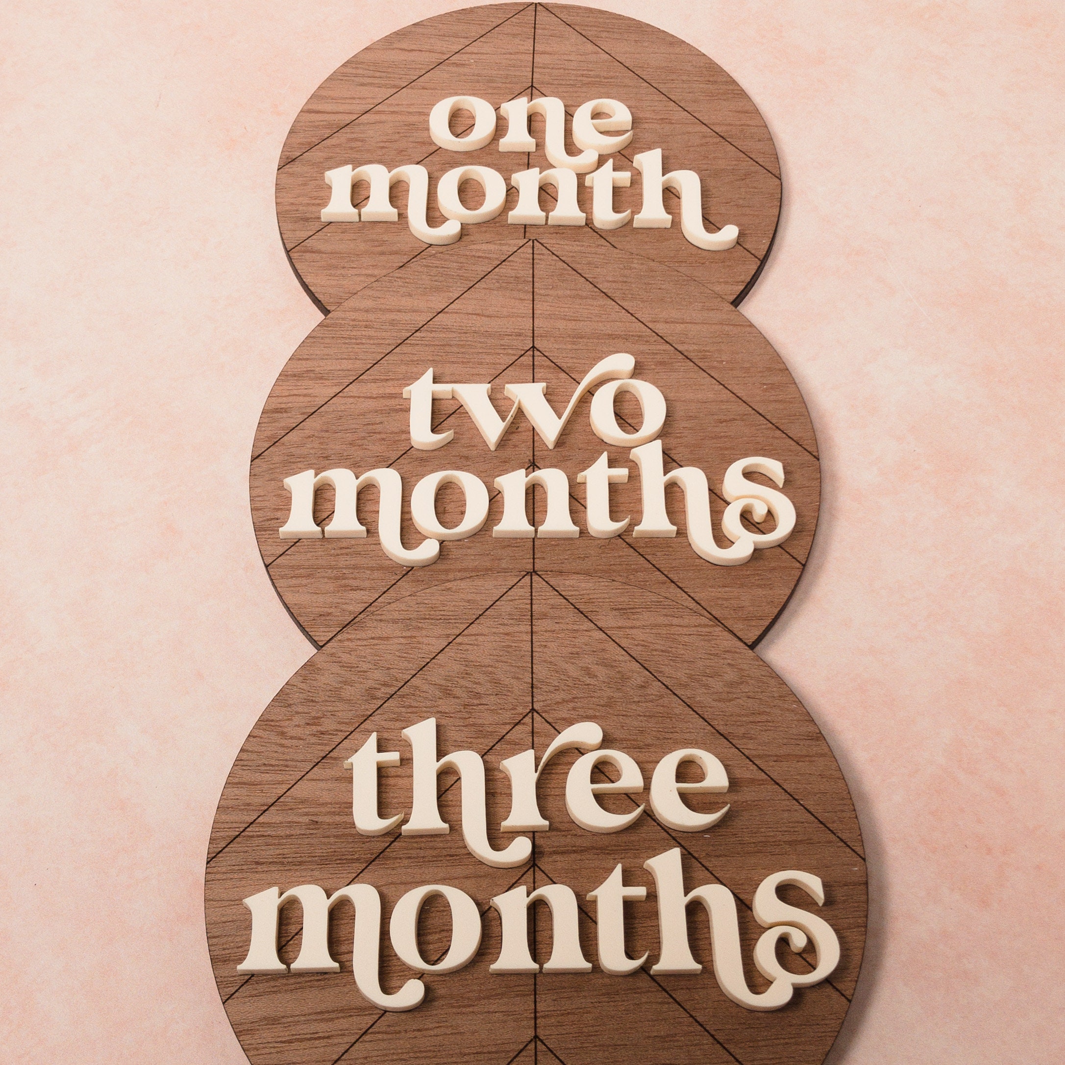 Boho Milestone Rounds Design Bundle Digital File for Glowforge Laser ...
