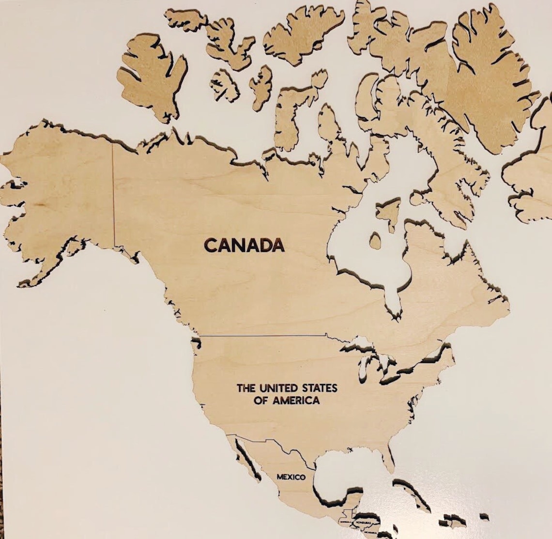 World Map Glowforge File Laser Cutter SVG - Etsy