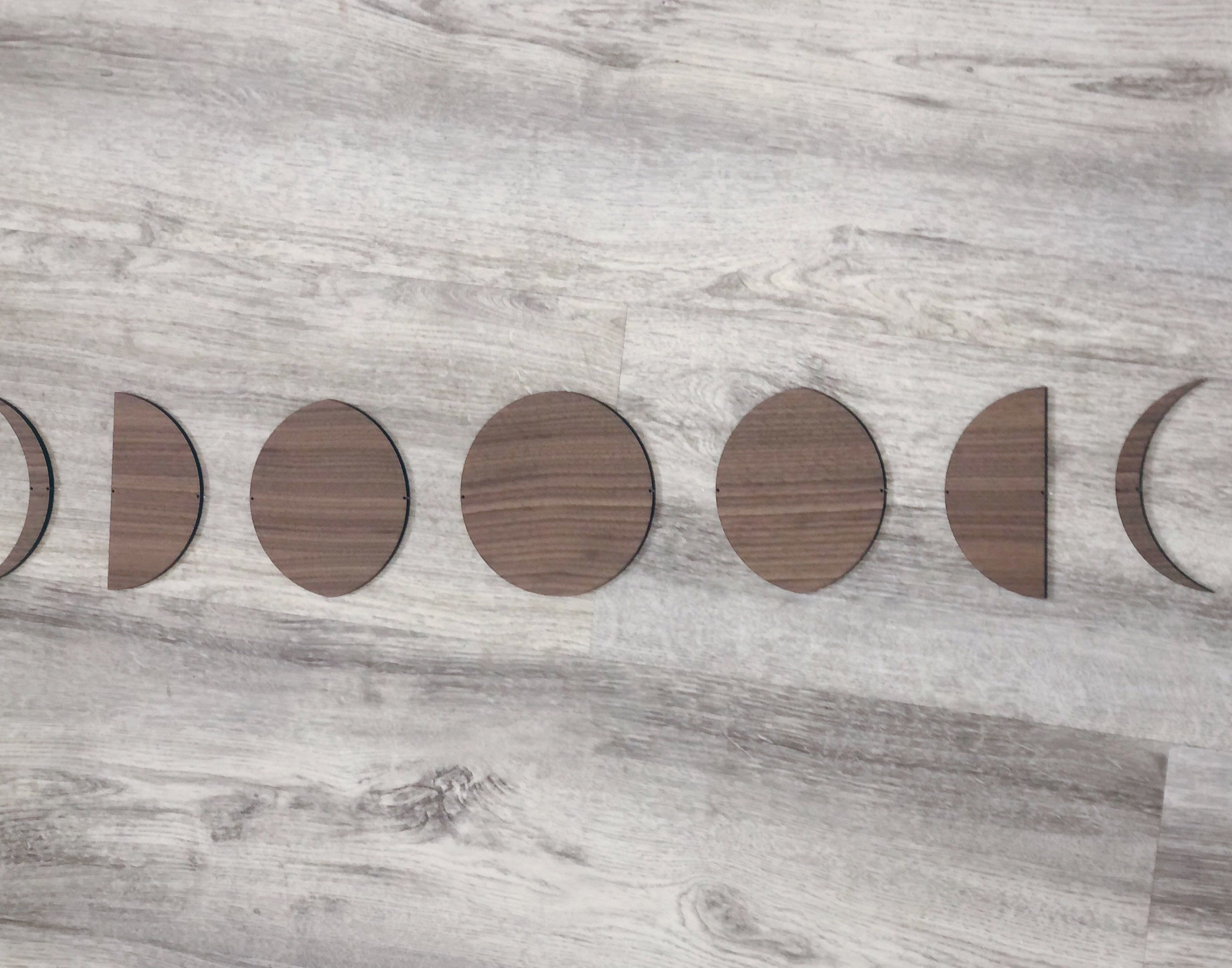 Moon Phases Wall Hanging Laser Cut File SVG for Glowforge | Etsy