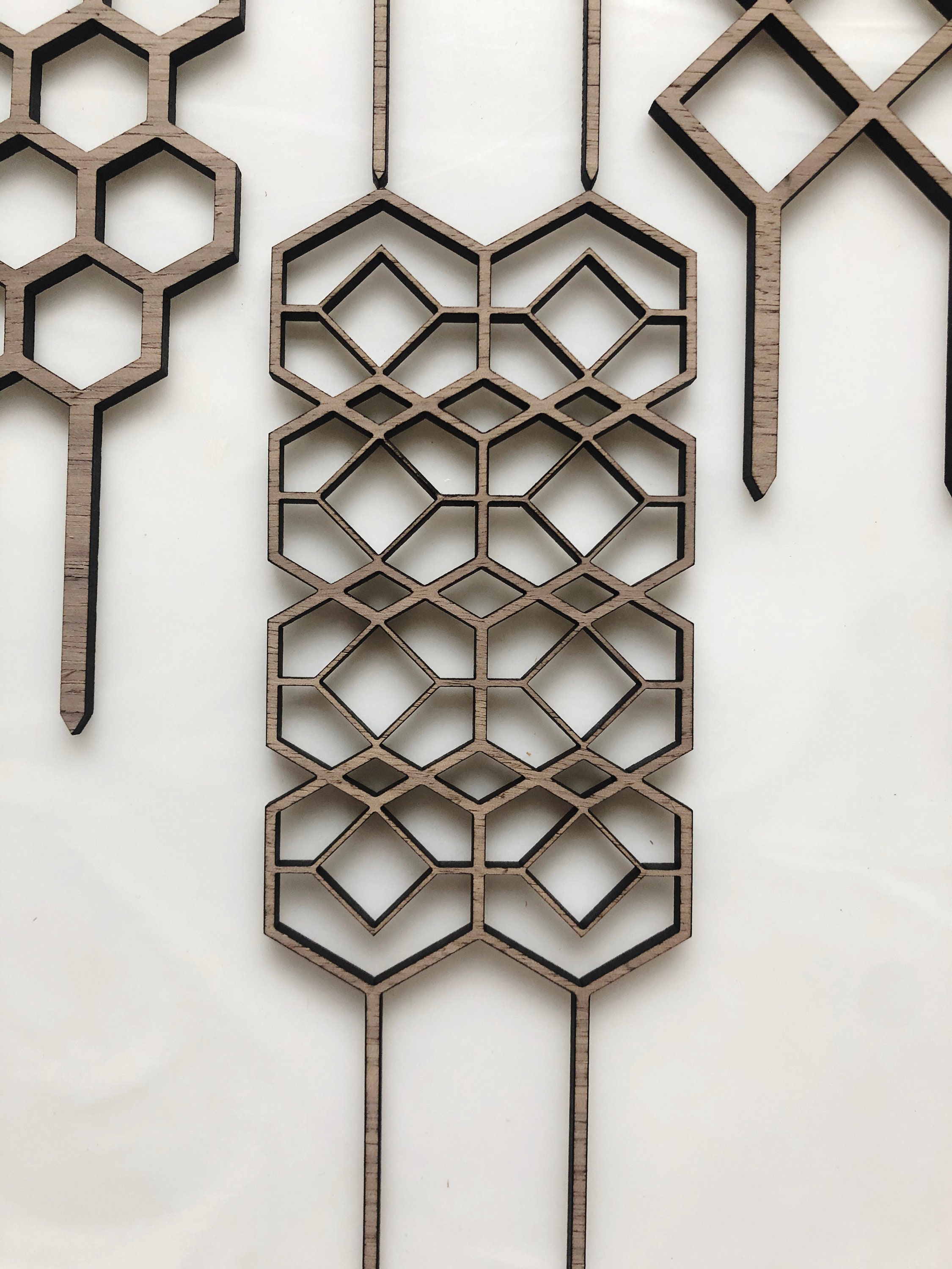 Boho Plant Trellis Houseplant Stakes SVG File Bundle for - Etsy