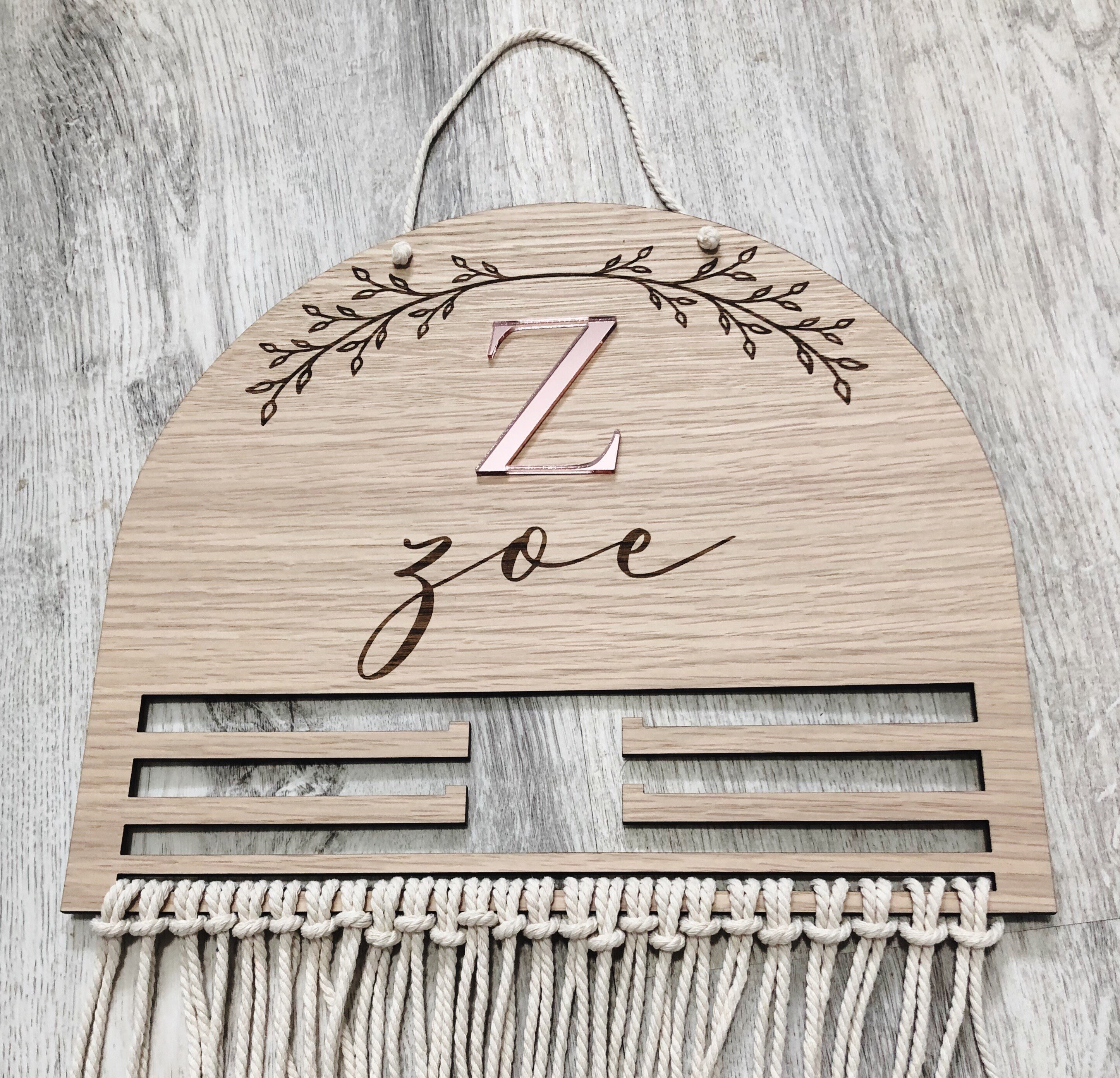 Vine Botanical Floral Bow Holder File Laser Cut File for | Etsy