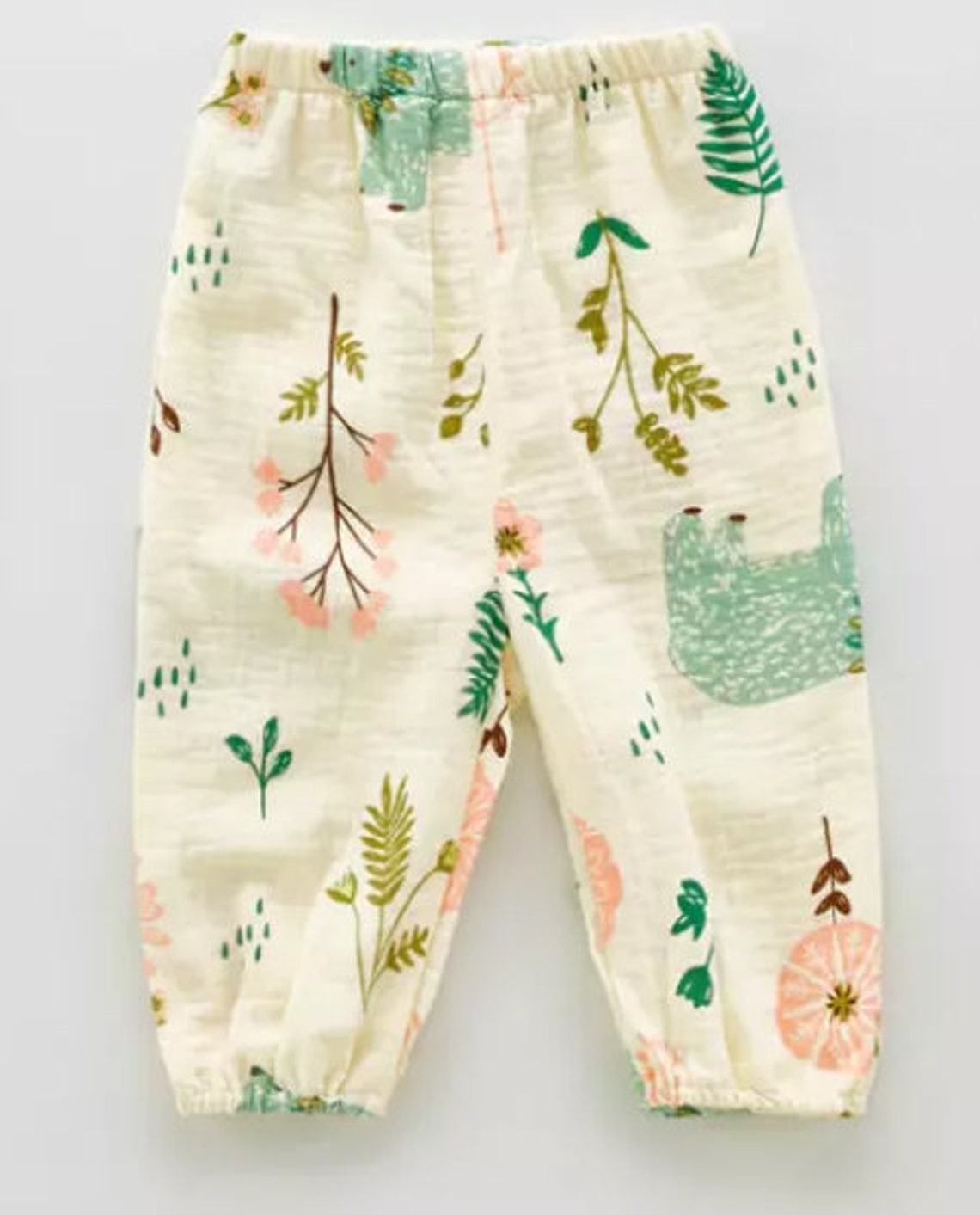 Muslin Cotton Pants for Kids - Etsy