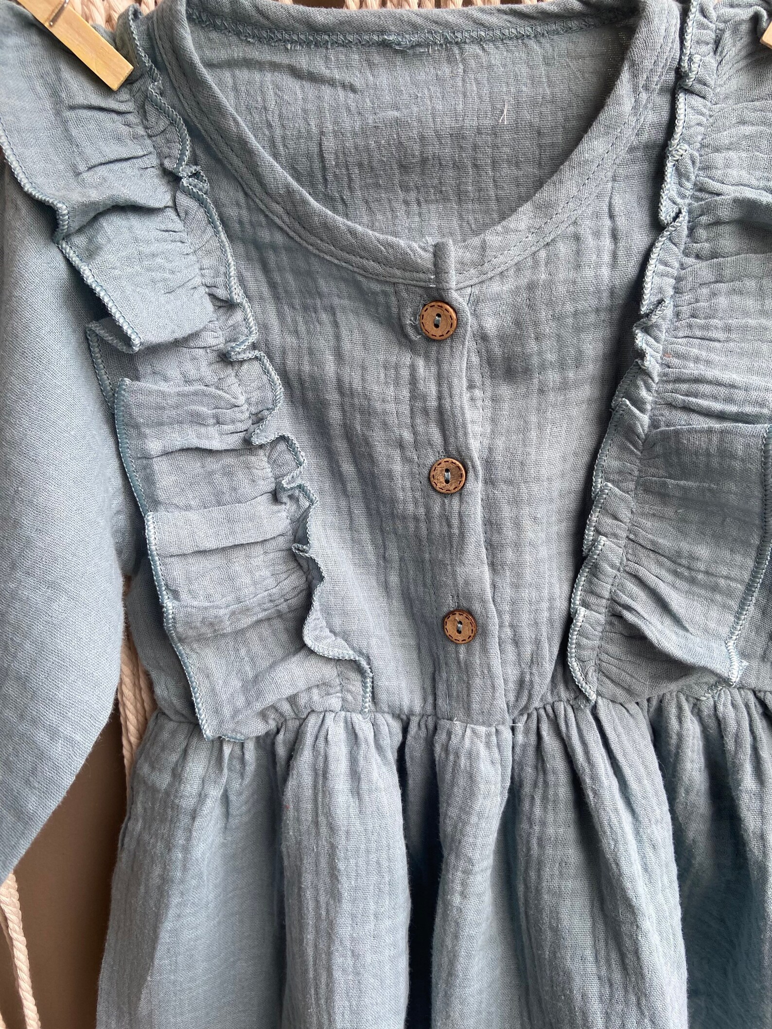 100% Cotton Muslin Dress - Etsy