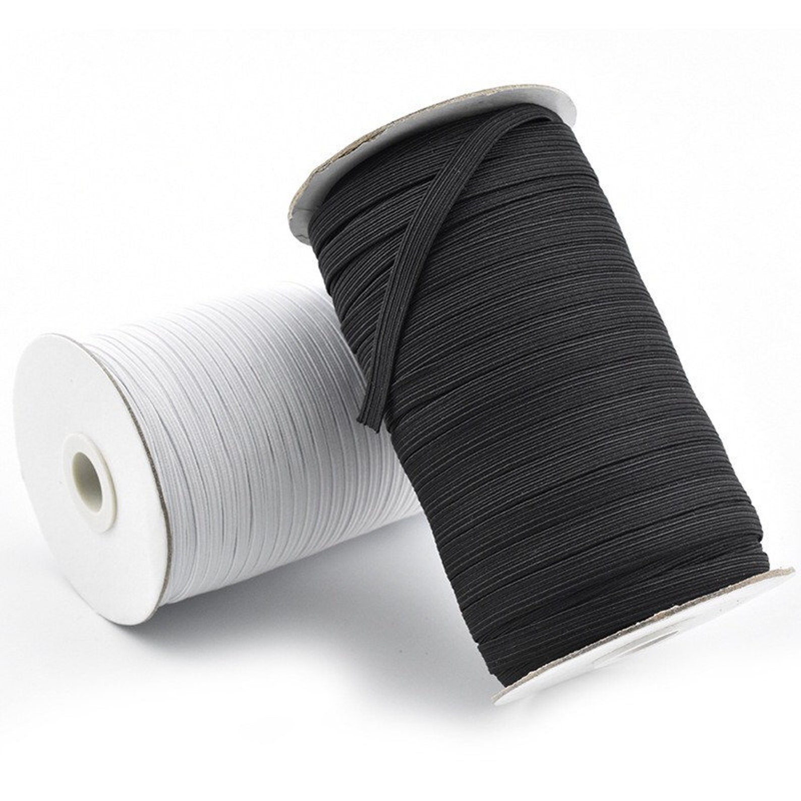 Elastic Cord 250 Yards X 1/55mmblack and White - Etsy