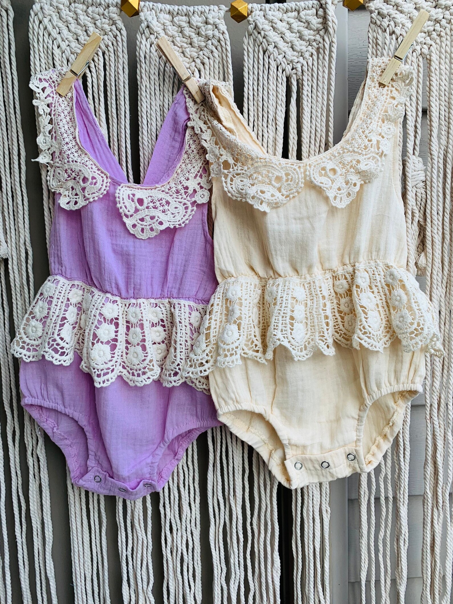 Baby Clothes Cotton Muslin Rompers - Etsy