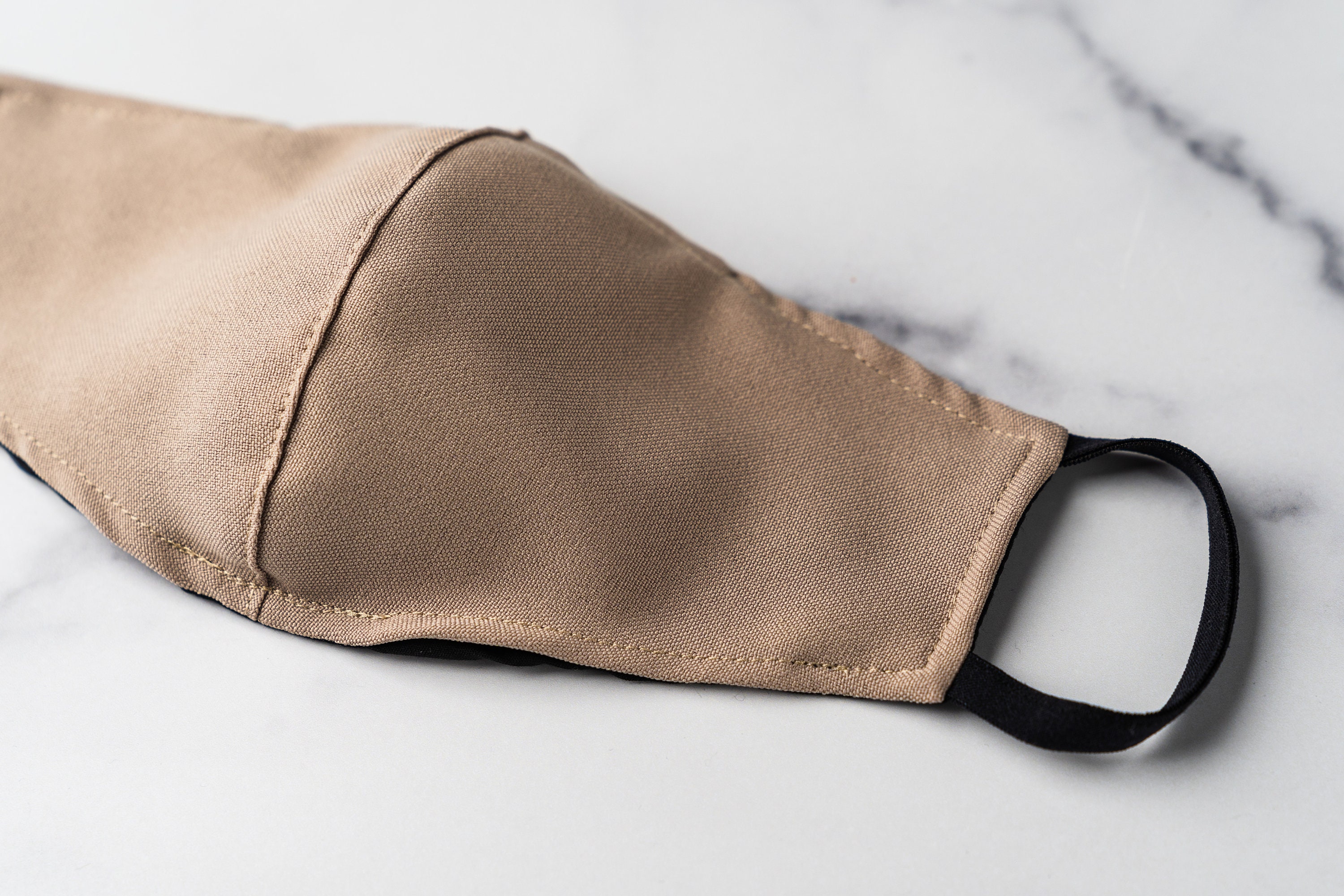 Khaki Face Mask, Replaceable Nose Wire, Double Layer With Filter Pocket ...