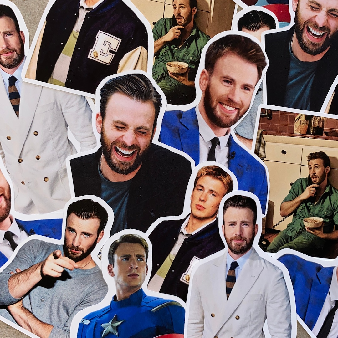 Chris Evans Stickers - Etsy